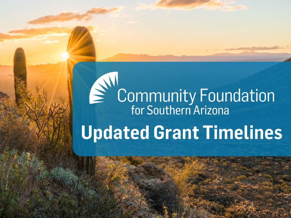 Notice of CFSA Updated Grants Timeline - Community Foundation for ...